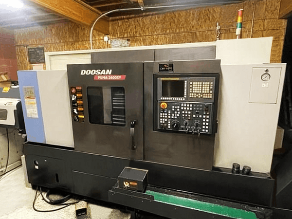 Used DOOSAN PUMA 2600SY CNC Lathe #8713