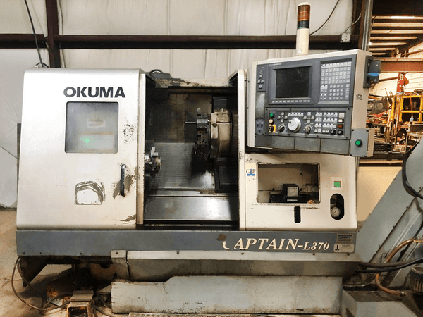 Used OKUMA CAPTAIN L370 CNC Lathe #7871